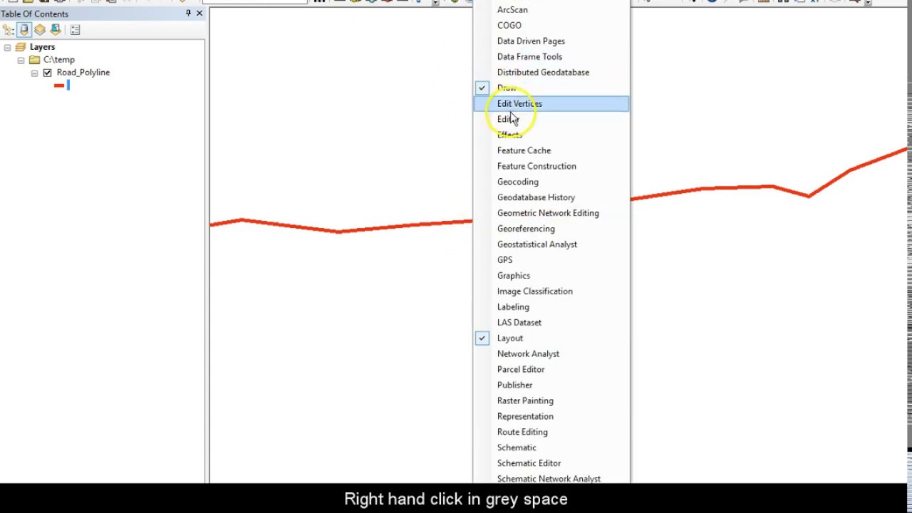 How to split a polyline in ArcMap