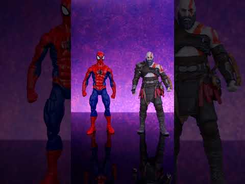 Spin Master #playstation God Of War Kratos Size Comparisons!!! #godofwar #kratos #spinmaster