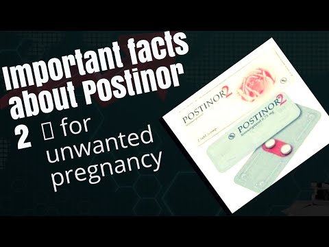 Important facts about Postinor 2