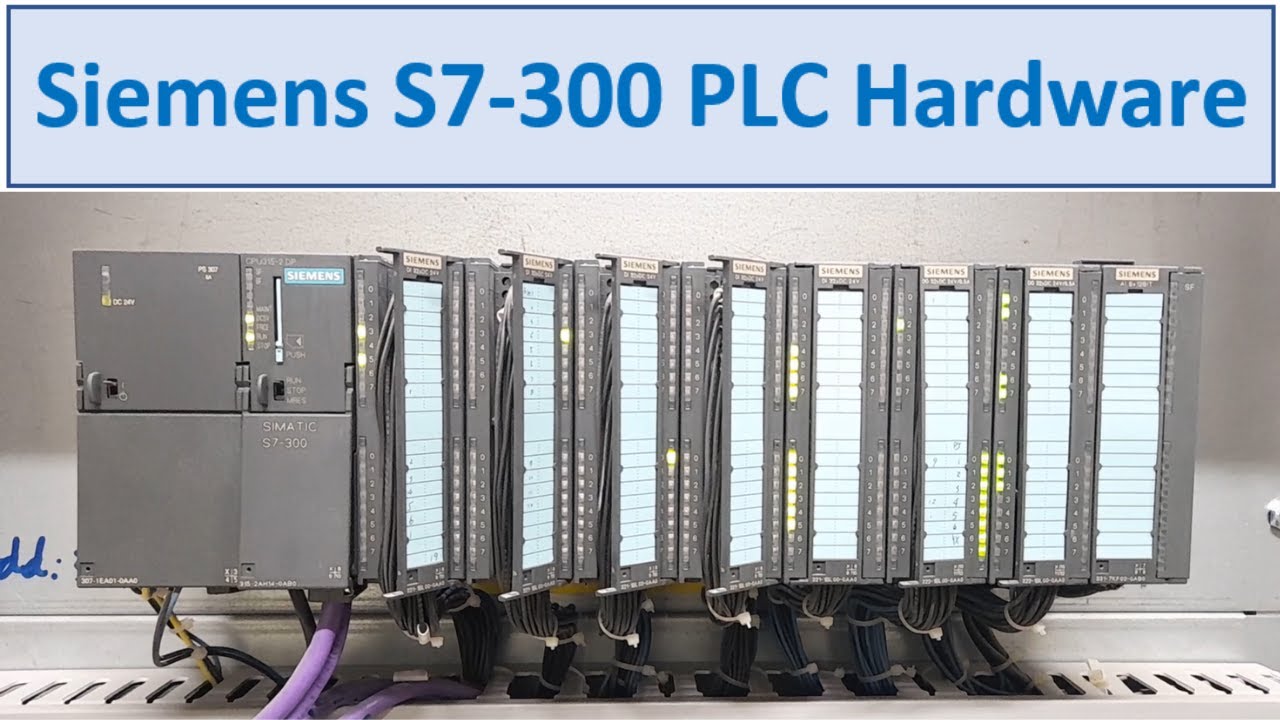 Siemens SIMATIC S7 300 PLC Hardware | PLC for beginners Tutorial 03