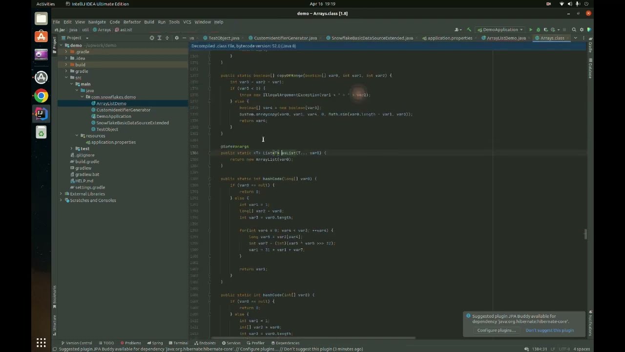 Java Arraylist unssuported method exception removeIf