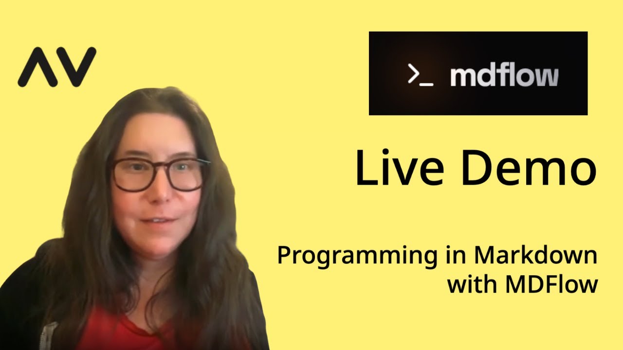Live Demo — Programming in Markdown with MDFlow
