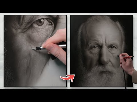 Aging Skin Texture: Airbrush Painting & Drawing Techniques