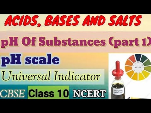 pH Scale | Universal Indicator | Acids Bases And Salts Class 10 | knowing science