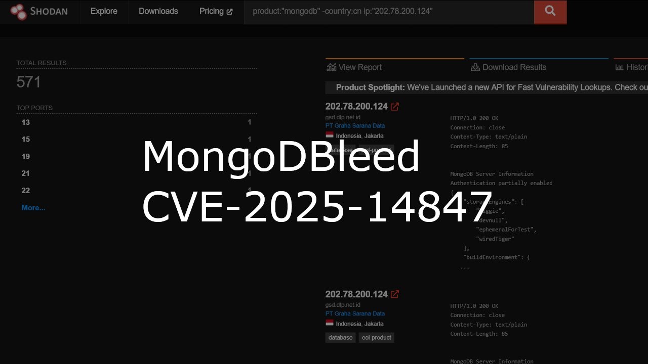 MongoDBleed: CVE Breakdown and Internet Exposures