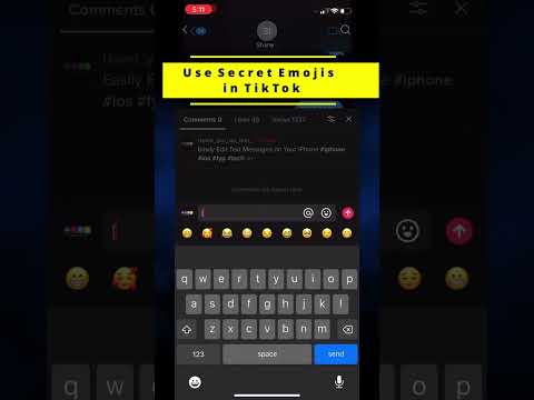 Secret emojis in TikTok