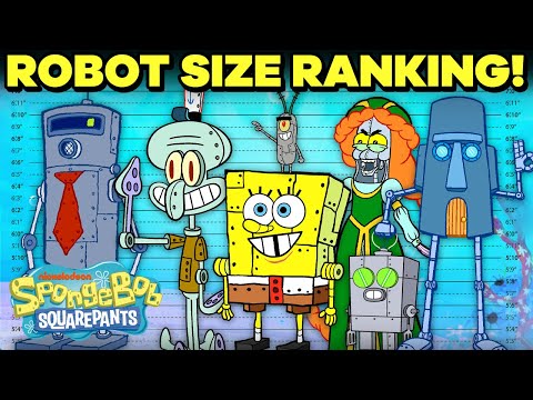 MORE Bikini Bottom ROBOTS + MECHS Ranked by Size! 🤖😱 | SpongeBob