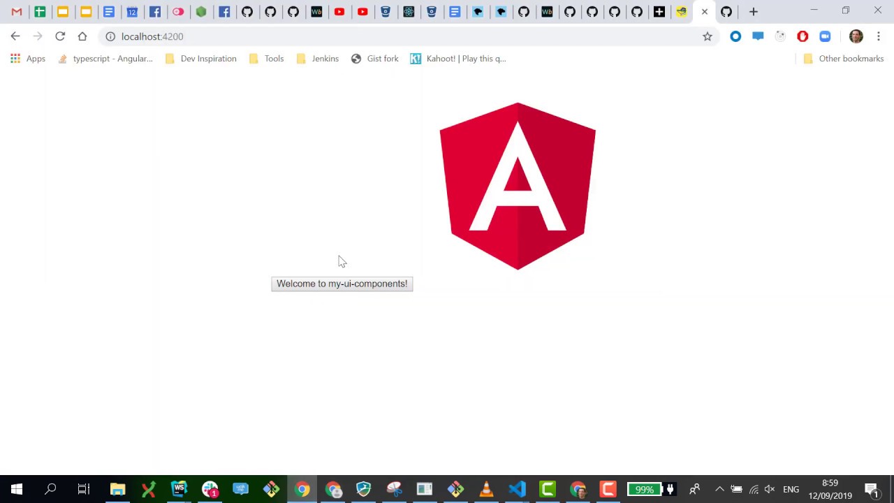 Angular elements inside a modal window