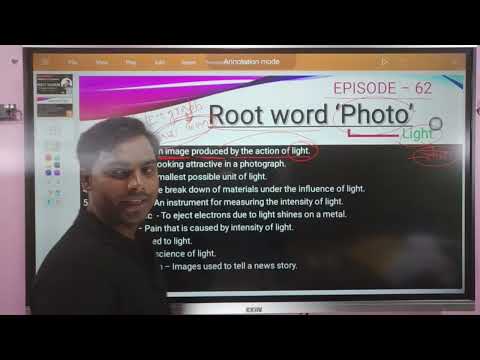 Root word 'Photo' Light