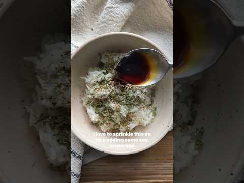 You gotta put this on your rice #koreanfood #japanesefood #furikake