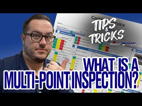 What is a Multi-Point Vehicle Inspection? Why is it required?! - Service Tips & Tricks