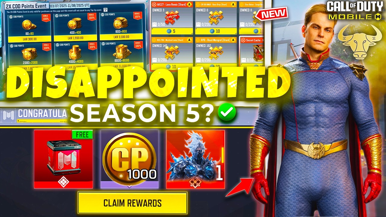 Season 5 to Indroduce..? | Double CP | Collab Skins | Armory Series | COD Mobile | CODM Leaks