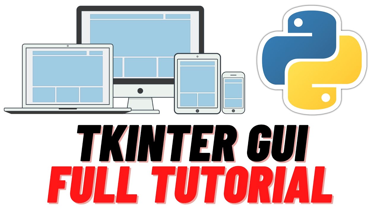 Create GUI App   Python Tkinter FULL TUTORIAL