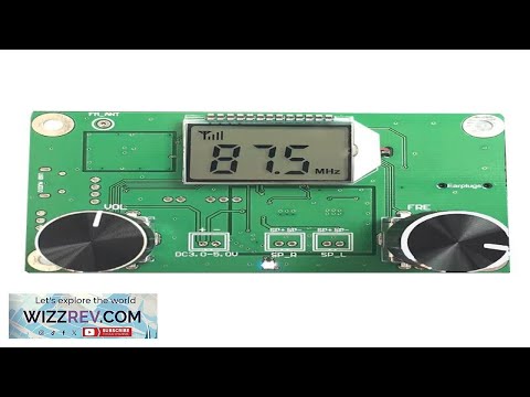 DSP PLL Digital Stereo FM Radio Receiver Module 87-108MHz with Serial Control Review