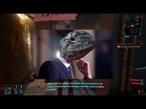 Crazy ALIEN Lizards are living in the Net?! - Cyberpunk 2077 Theory