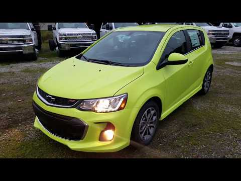 2019 Chevy SONIC HATCHBACK LT RS- New SHOCK Color - QUICK WALK AROUND REVIEW
