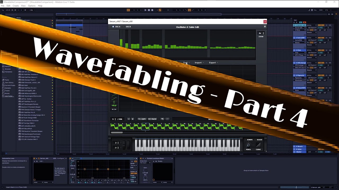 Wavetabling for Beginners 4: Serum Specials - Image Import, Formulas and LFO Curve-Point Modulation