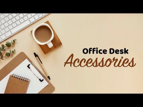 6 Cool Office Desk Accessories That Are Super Functional & Trendy