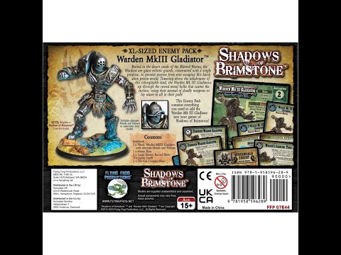 Shadows of Brimstone XL Size Expansion : Warden MKIII Gladiator