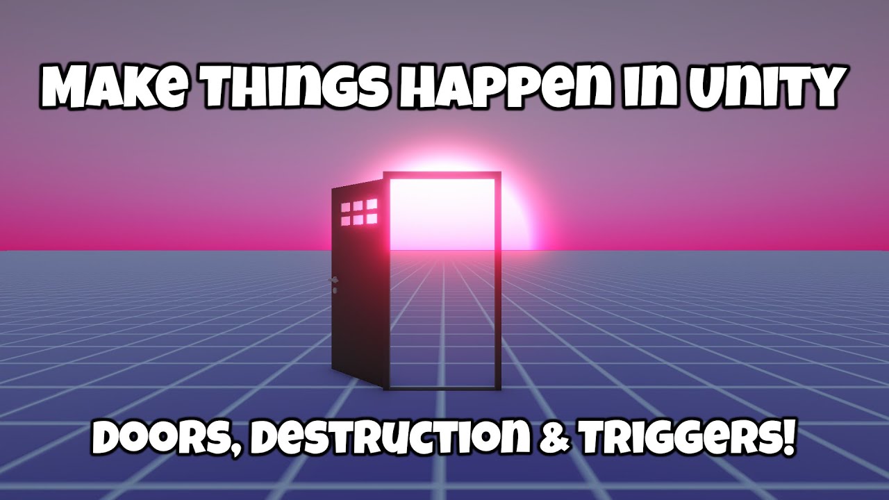 Unity Triggers & Colliders Explained – Open Doors & Destroy on Impact!