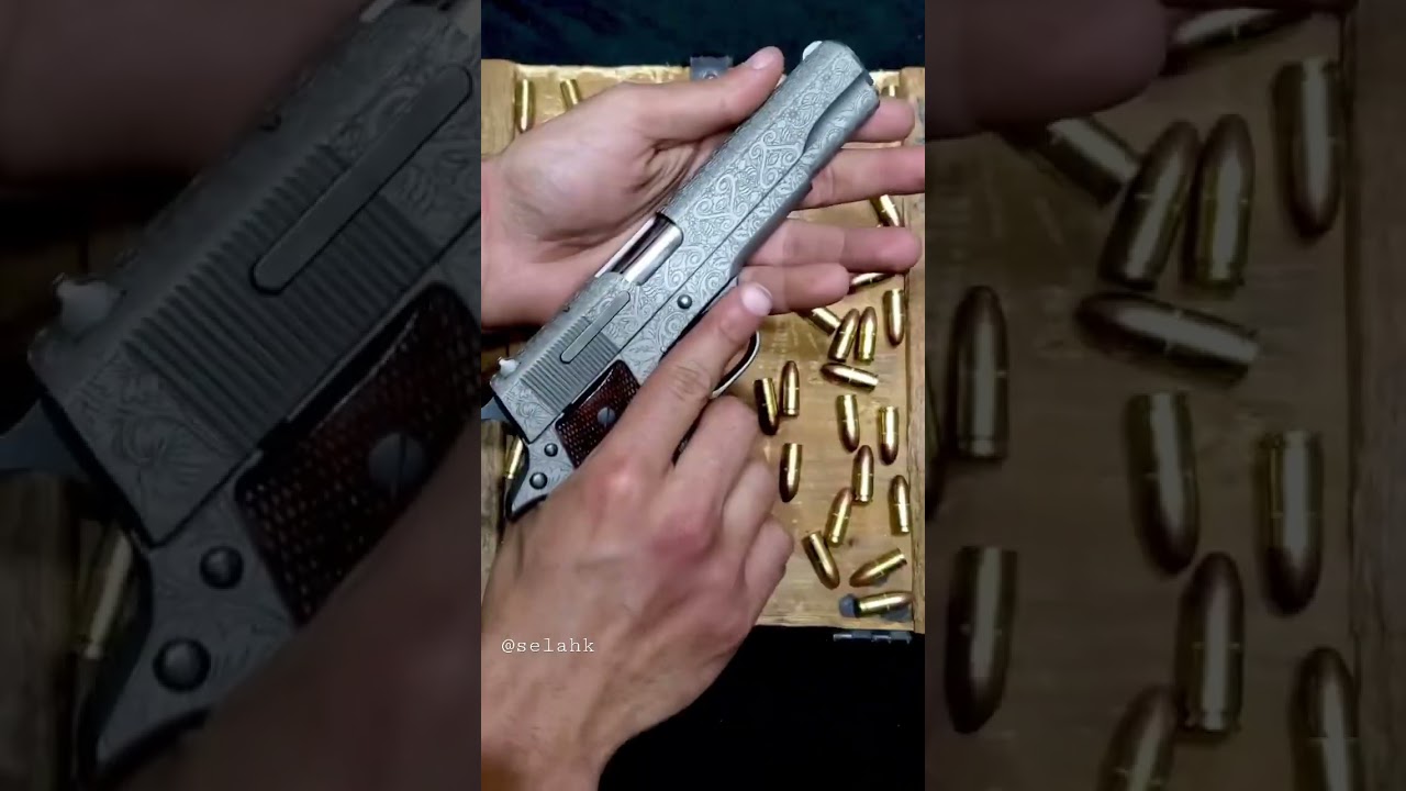 Engraved Spain Star Modelo B 9mm Pistol
