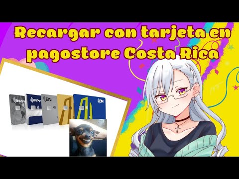 Recargar con tarjeta en pagostore Costa Rica