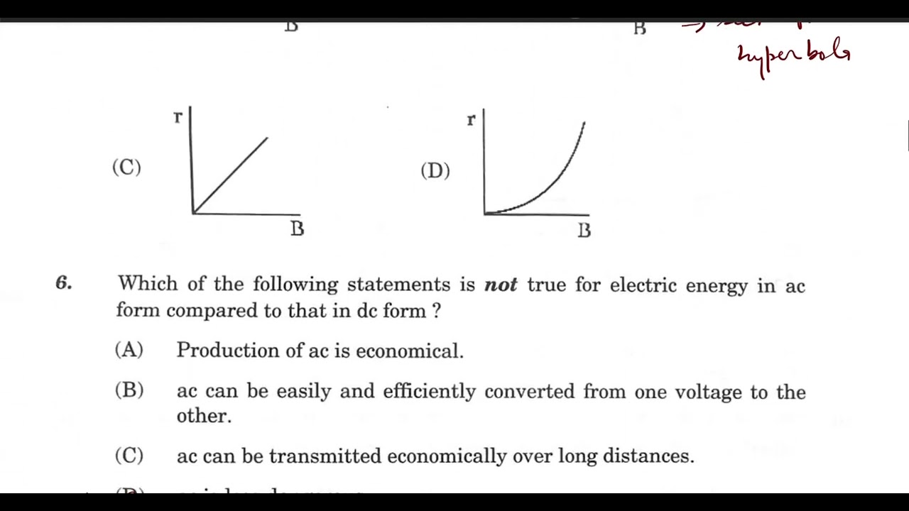 Class 12 Physics CBSE 2026 answer key code 55/5/3