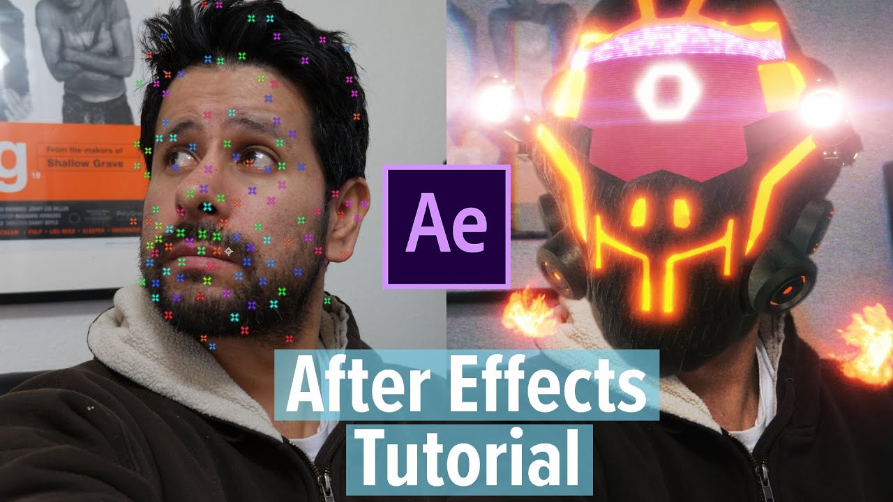 3D Face Tracking Tutorial | After Effects & Element 3D
