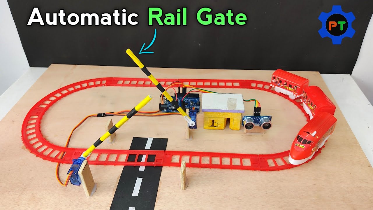 Automatic Smart Railway Gate | Best Science Project | Automatic Railway Gate Control System