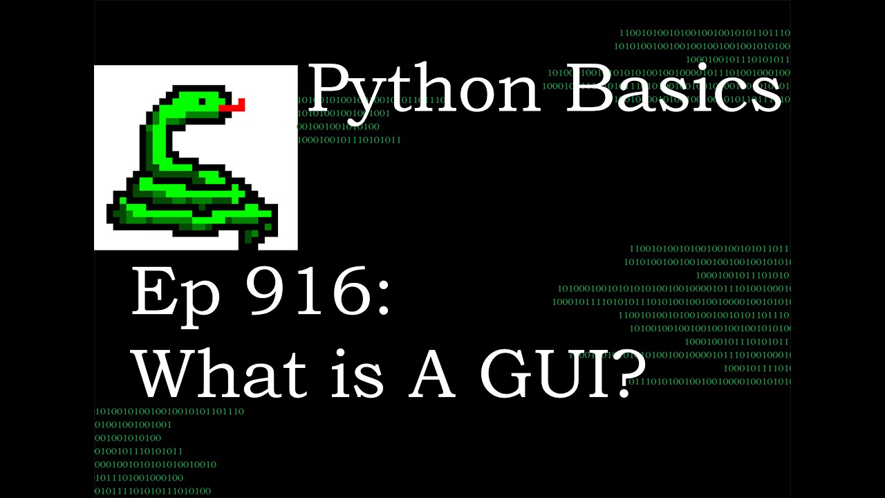 Python Basics Tutorial What is a GUI? || Digital Clock Series