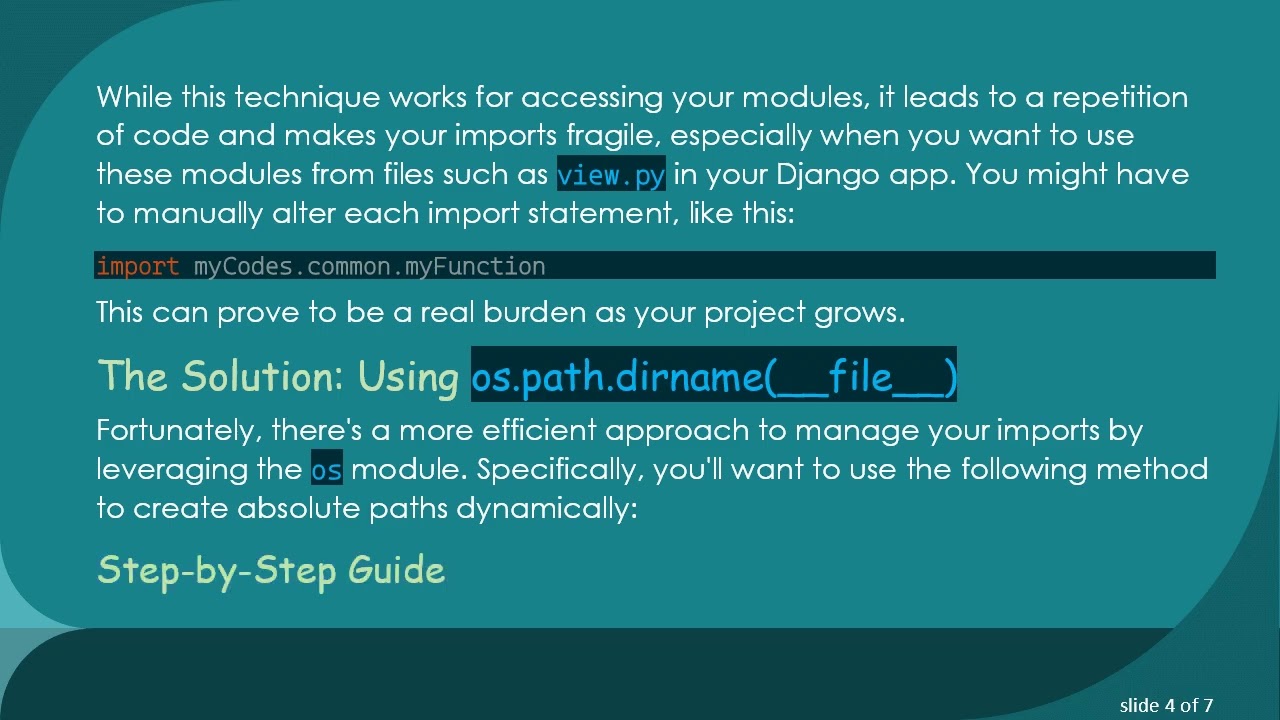 How to Use Your Own Python Modules in Django without Rewriting All Paths