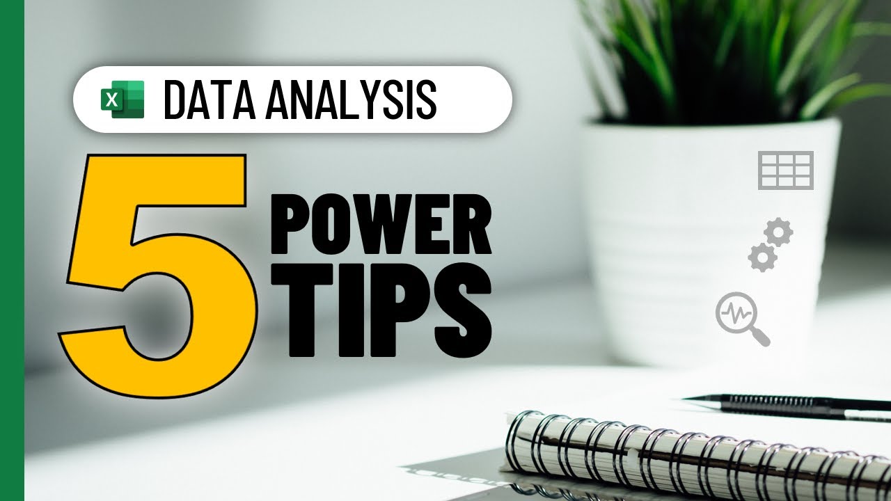 5 POWER Tips to Analyze Data in Excel - End to End Project wi...