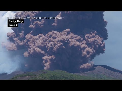 Italy's Mount Etna Erupts