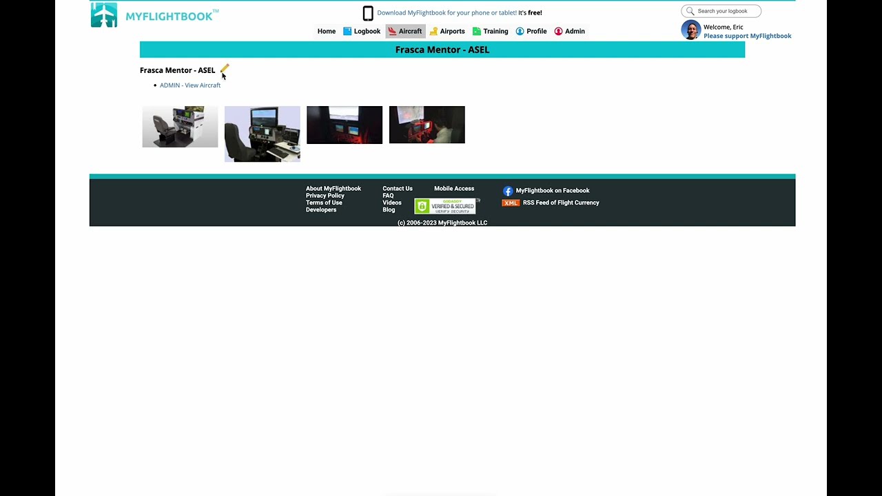 MyFlightbook Admin Tools: managing models and manufacturers