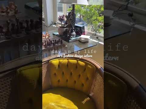 DAY IN THE LIFE ! mini vlog || fashion design intern ๐