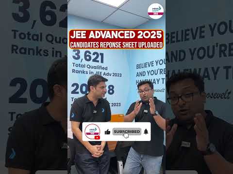 JEE Advanced 2025 Candidates' Response Sheet Released | Check Now | #ntalatestupdate #responsesheet