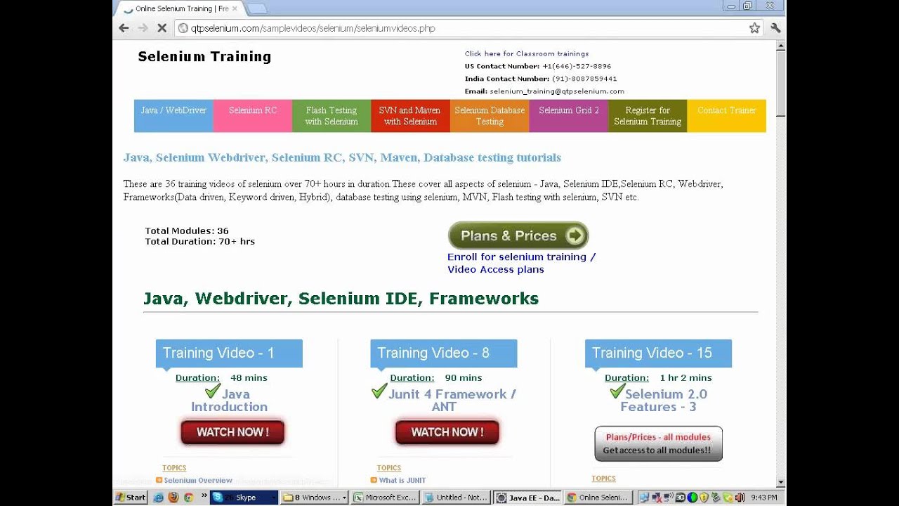 Selenium Weekend Training Day 1 Part 1  Webdriver Java Selenium tutorial