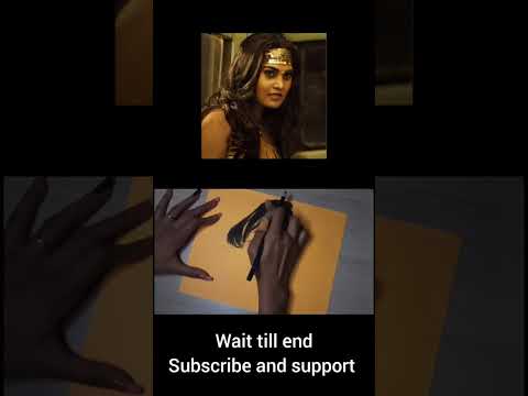 #drawing /#silk Smitha/#shortfeed /charcoal pencil drawing #art support ANUEYE YouTube channel