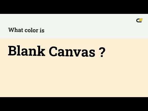 What color is Blank Canvas ? #ffefd6 hex color - Yellow color - Warm color ffefd6