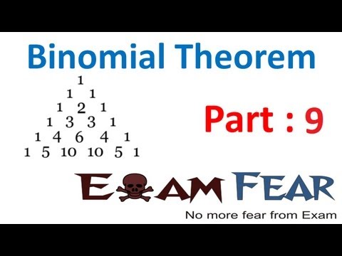 L9 : Middle term concept - Binomial theorem, Mathematics, Class 11 ...