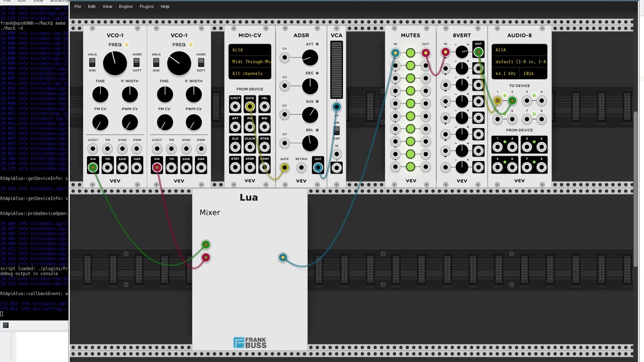 Lua script module proof-of-concept for VCV Rack