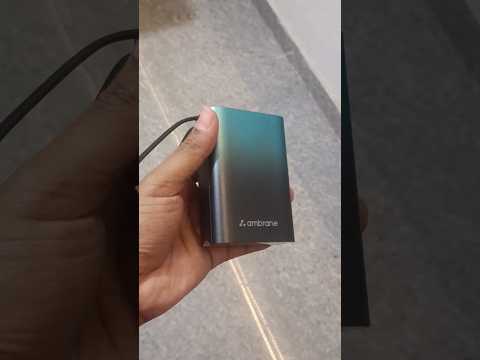 Ambrane Mini Charge 20 20000mAh Powerbank #powerbank #reels #20000mahpowerbank