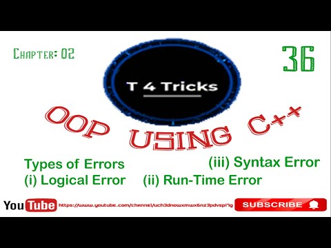 Types of Errors in C++ | Syntax Errors | Logical Errors | Run-time ...