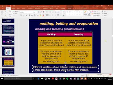11.3 melting, freezing, fusion