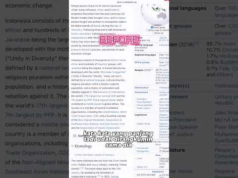 Cara membuat wikipedia semakin simple