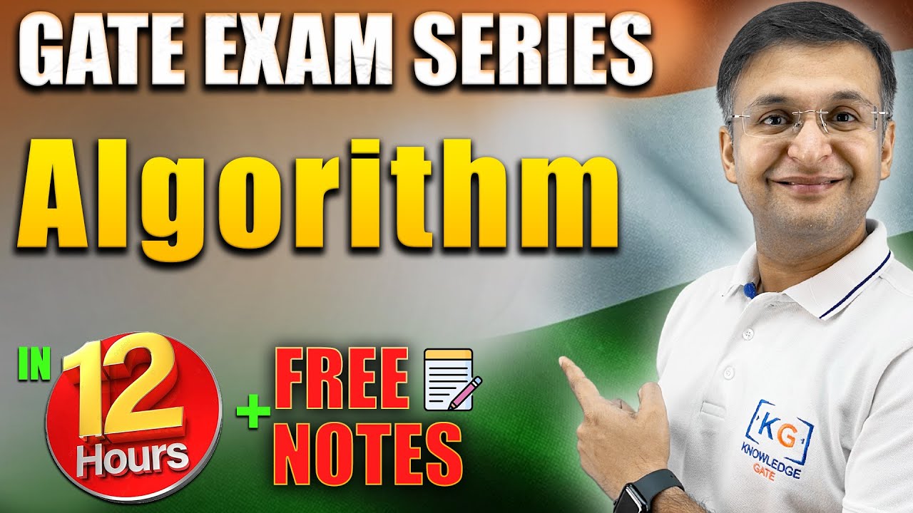 Algorithm | Algo in one shot | Complete GATE Course | Hindi #withsanchitsir
