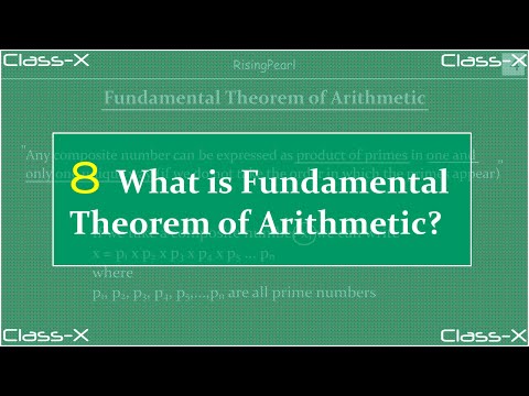 Fundamental Theorem of Arithmetic - Real Numbers, CBSE, Class 10 ...