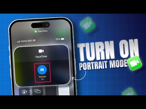 How To Turn On Portrait Mode On iPhone FaceTime | Blur Background In FaceTime Video Calls