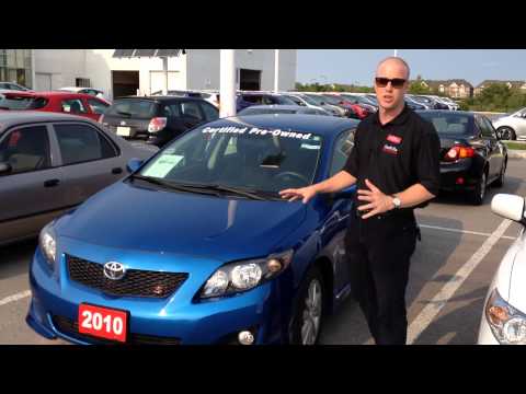 140768A 2010 TOYOTA COROLLA S