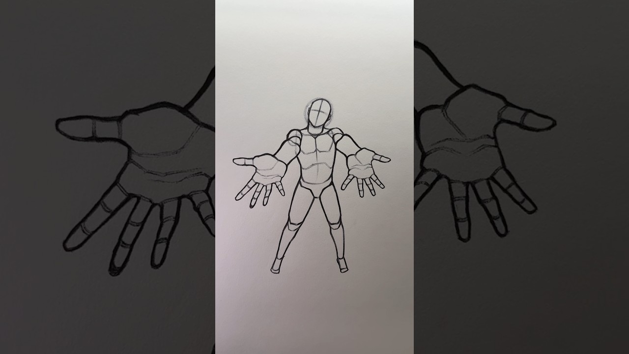 How to Draw Someone Who Wants a Hug ⭐️Tutorial⭐️ #pose #tutorial #howtodraw #hug #drawing #art #fyp